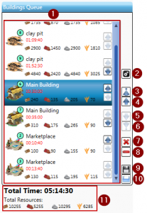 Buildings Queue - TCommander Bot