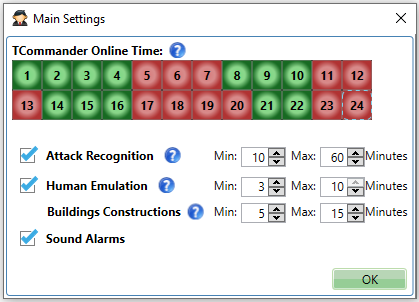 How to simulate dual accounts (bot 24 hours active) - TCommander Bot